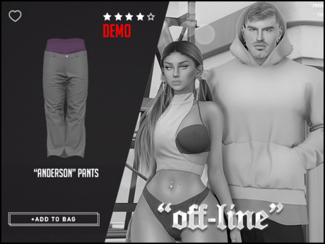 Second Life Marketplace - "Off-Line" x "Anderson" Set / Demo